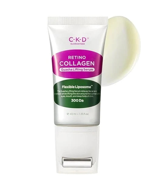 CKD GUARANTEED Retino Collagen 300 Guasha Lifting Serum 40 ml – Glowy Skin Albania