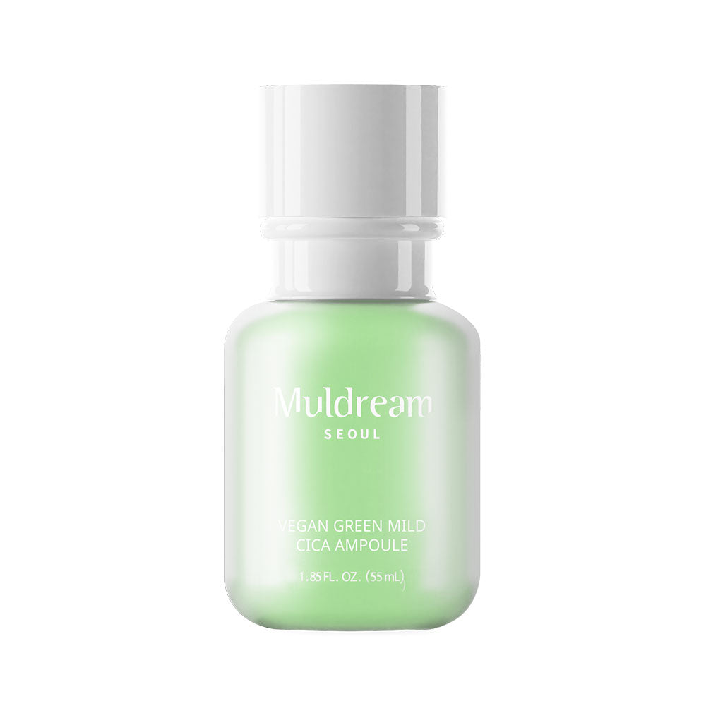 MULDREAM Vegan Green Mild Cica Ampoule 55ml – Glowy Skin Albania