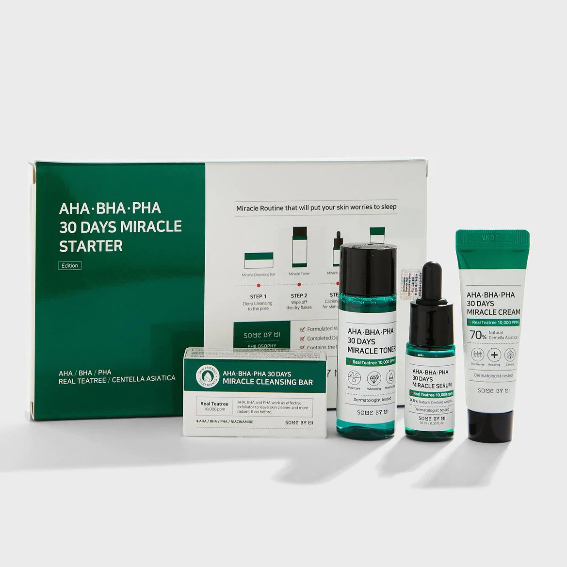 Some by mi AHA BHA PHA 30 Days Miracle Starter Kit – Glowy Skin Albania